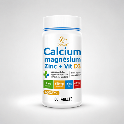 Calcium Magnésium Zinc + Vitamine D3 – DUOZI – VITRINE TOGO